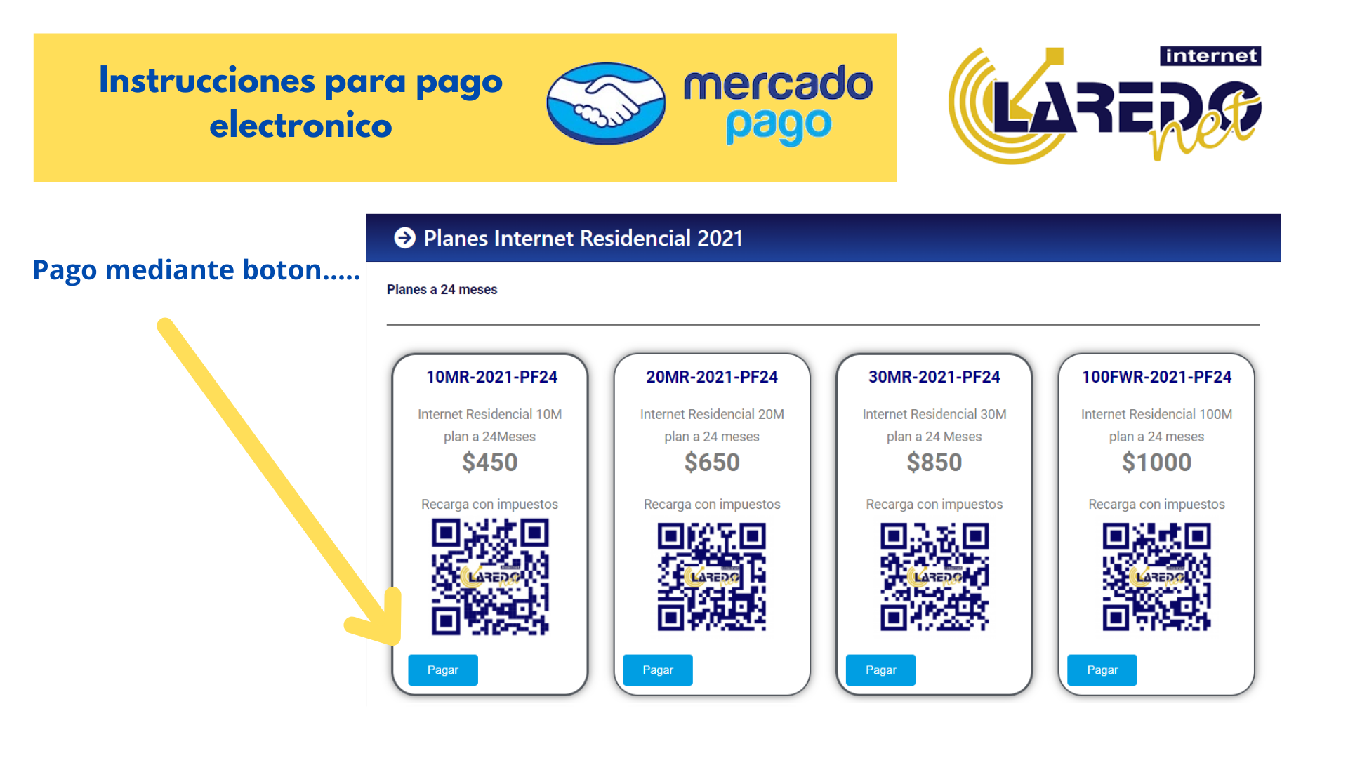 Pagos - LaredoNet Web
